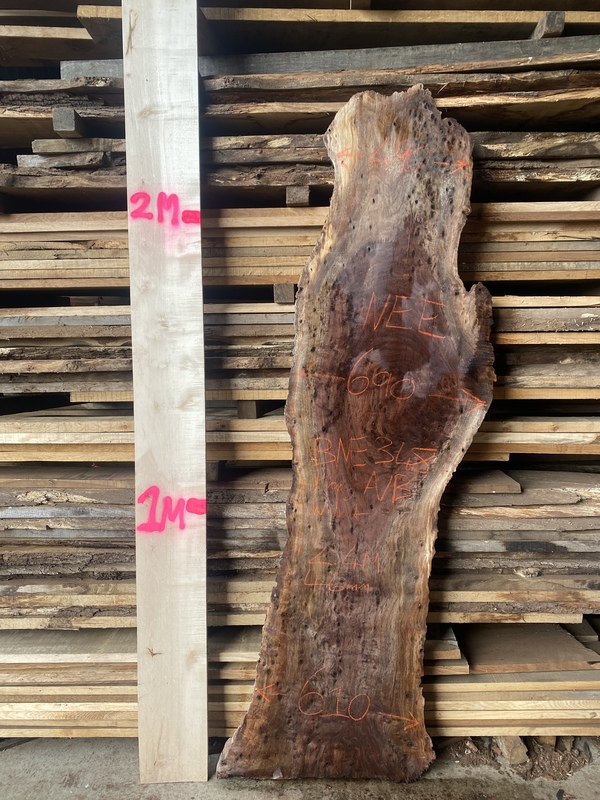 Walnut Kiln Dried Waney Edge Boards from Nelson Butler & Son Ltd ...