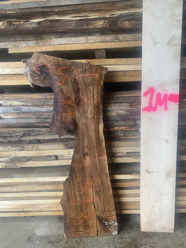 Walnut Kiln Dried Waney Edge Boards from Nelson Butler & Son Ltd ...